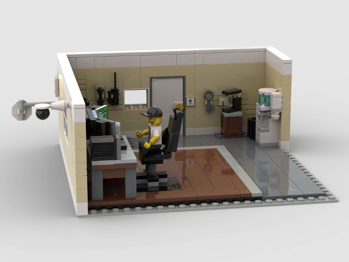 Industrial Security Team - Surveillance Office from BrickLink Studio ...
