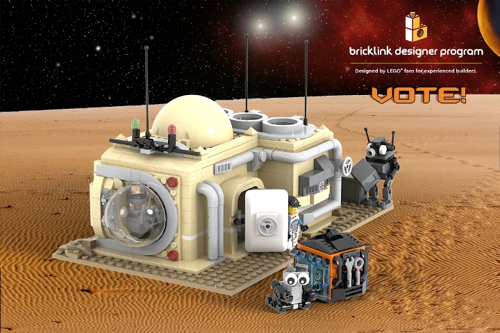 Space Outpost LAB from BrickLink Studio [BrickLink]