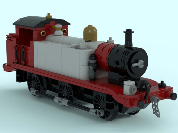 E2 Tank engine Minifig Scale (bases by NI7RO25) from BrickLink Studio ...