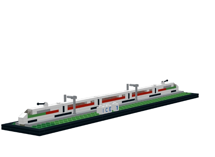 ICE 1 micro Train from BrickLink Studio [BrickLink]
