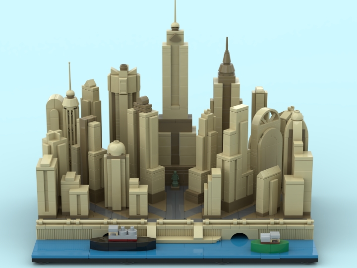 Art Deco City from BrickLink Studio [BrickLink]
