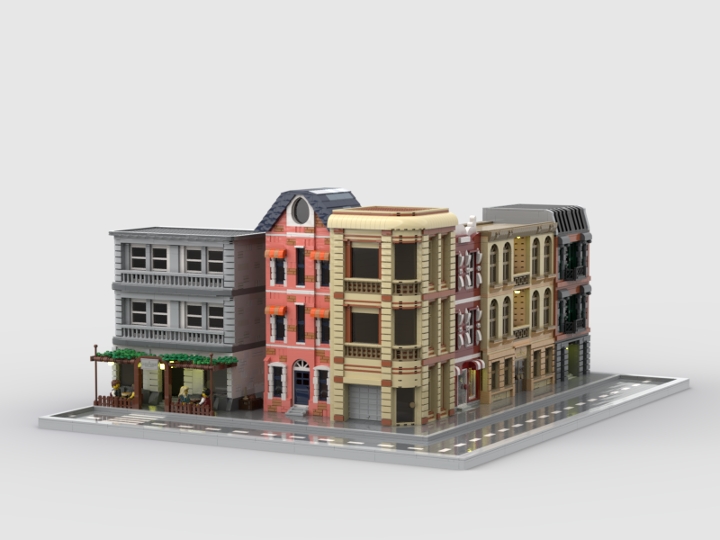 Modular Street from BrickLink Studio [BrickLink]