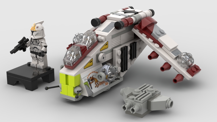 4490 MINI Republic Gunship from BrickLink Studio [BrickLink]