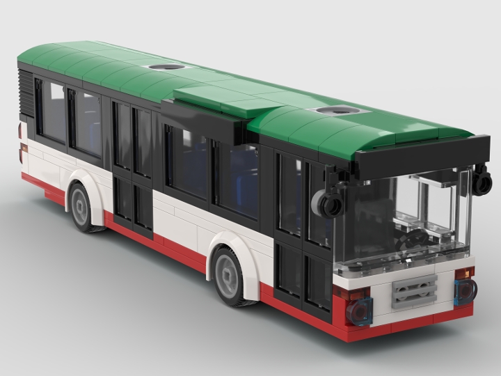 Bus (Solo, 12m, low floor) from BrickLink Studio [BrickLink]