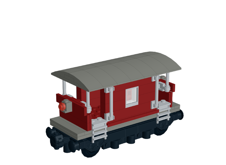 Freight wagon from BrickLink Studio [BrickLink]
