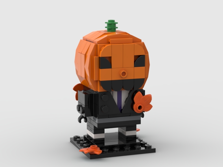 Pumpkin Man! from BrickLink Studio [BrickLink]