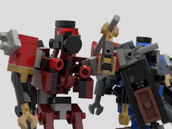 frog mech tf2 pyro from BrickLink Studio [BrickLink]