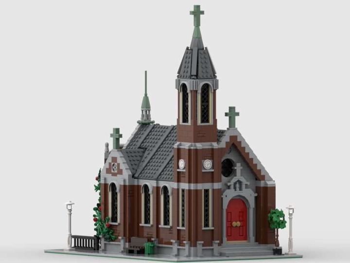 Modular Building Church from BrickLink Studio [BrickLink]