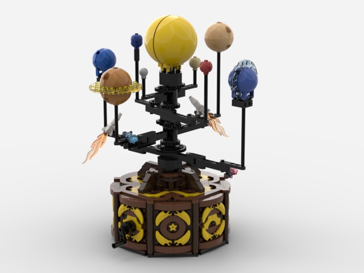 Solar System Orrery from BrickLink Studio [BrickLink]