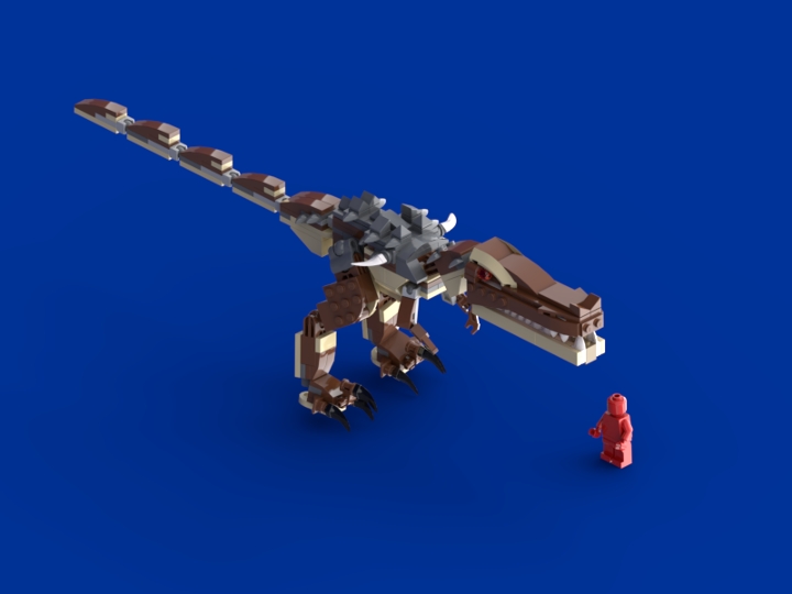 Dino Hybridz:TyrannoPeltaDon from BrickLink Studio [BrickLink]