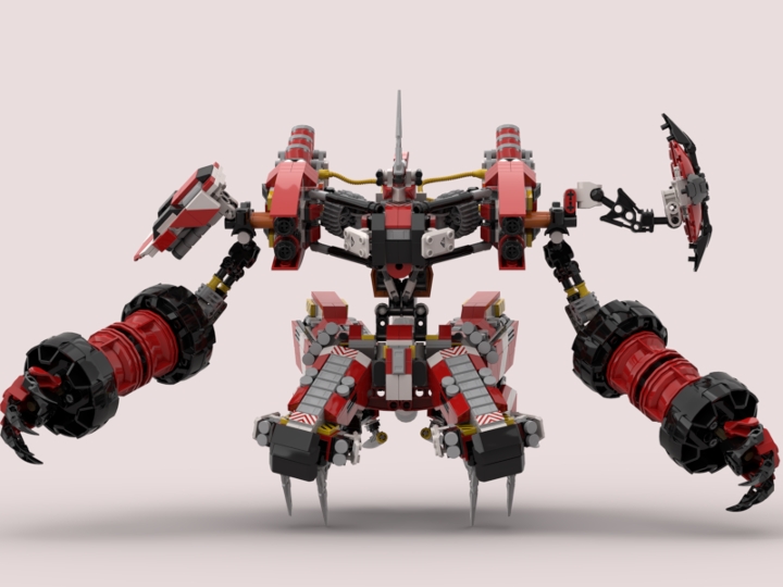 Mecha - Code name: Red Dragon from BrickLink Studio [BrickLink]