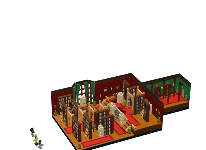 The Library [Door 50 (and 51)] Doors: Full Access from BrickLink Studio ...