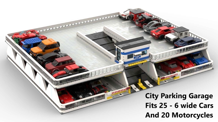 City Parking Garage- Fits 25! - 6 wide cars and 20 motorcycles! from ...
