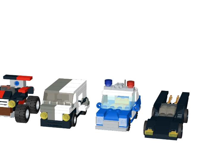 LEGO Batman 2 Minikit Vehicles from BrickLink Studio [BrickLink]