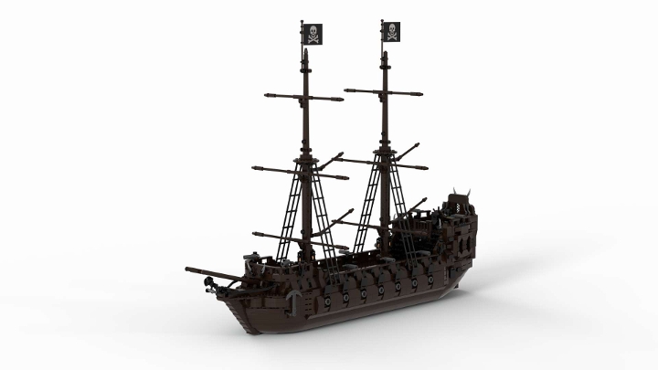 Pirate Ship from BrickLink Studio [BrickLink]