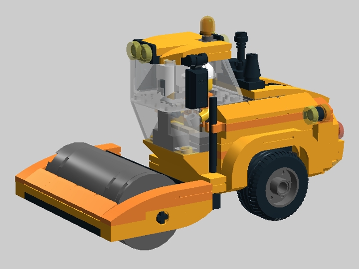 Steamroller from BrickLink Studio [BrickLink]