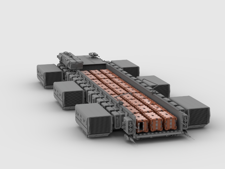 Atlas-class Commercial Cargo Ship from BrickLink Studio [BrickLink]