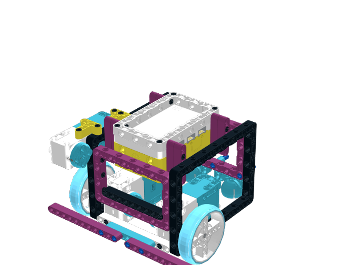 Submerged Robot FLL Team Sprocket #55993 from BrickLink Studio [BrickLink]