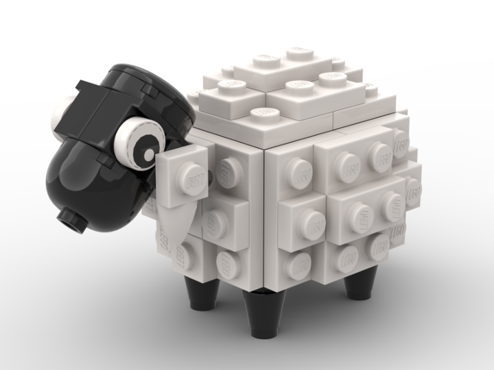Sheep from BrickLink Studio [BrickLink]