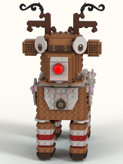 Rudolph The GingerBread Reindeer from BrickLink Studio [BrickLink]