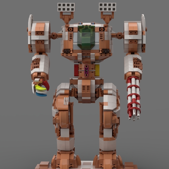 Ginger bread destroyer from BrickLink Studio [BrickLink]