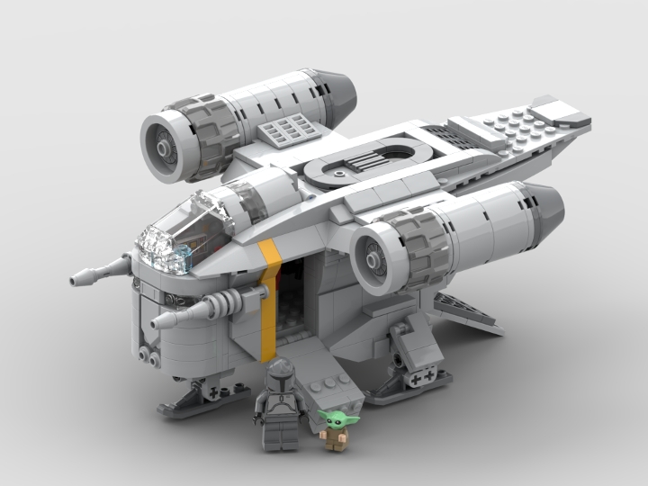 MIDI-Scale Razor Crest from BrickLink Studio [BrickLink]