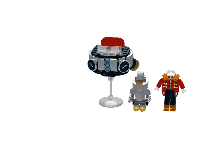 Eggmobile and Mecha Mk 1 from BrickLink Studio [BrickLink]