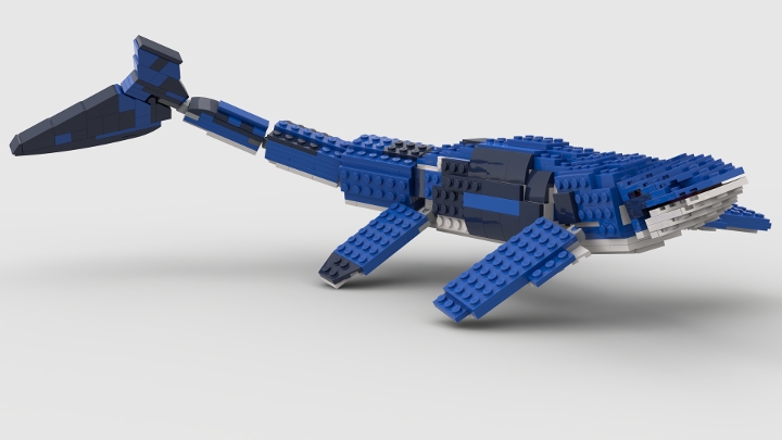 Mosasaur from BrickLink Studio [BrickLink]