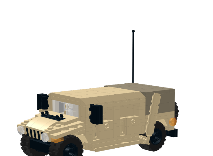 HUMVEE DESERT CAMO TRANSPORT from BrickLink Studio [BrickLink]