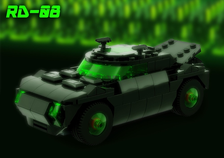 RD-08 (Hot Wheels: Acceleracers) from BrickLink Studio [BrickLink]