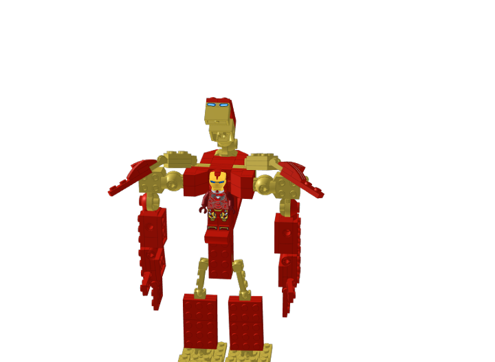 iron man mecha 1122 from BrickLink Studio [BrickLink]