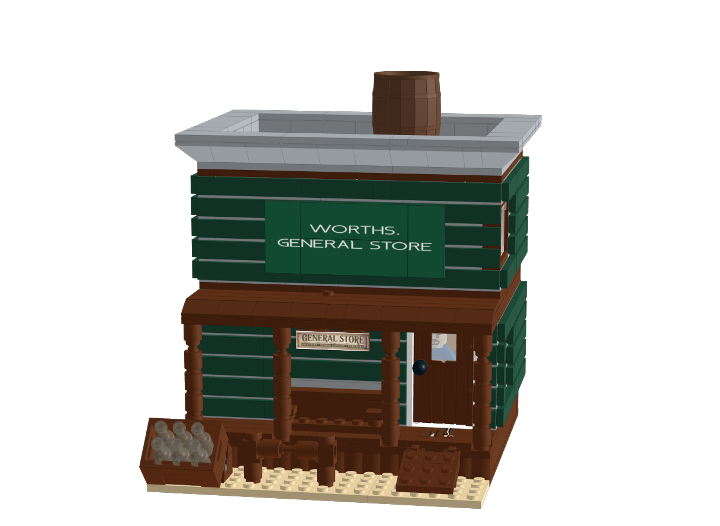 General store from BrickLink Studio [BrickLink]