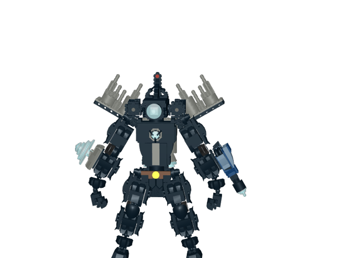 upgraded titan cameraman (UTCM, minifigure scale) from BrickLink Studio ...