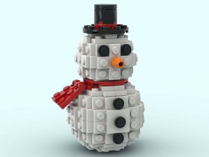 Snowman ☃️ from BrickLink Studio [BrickLink]
