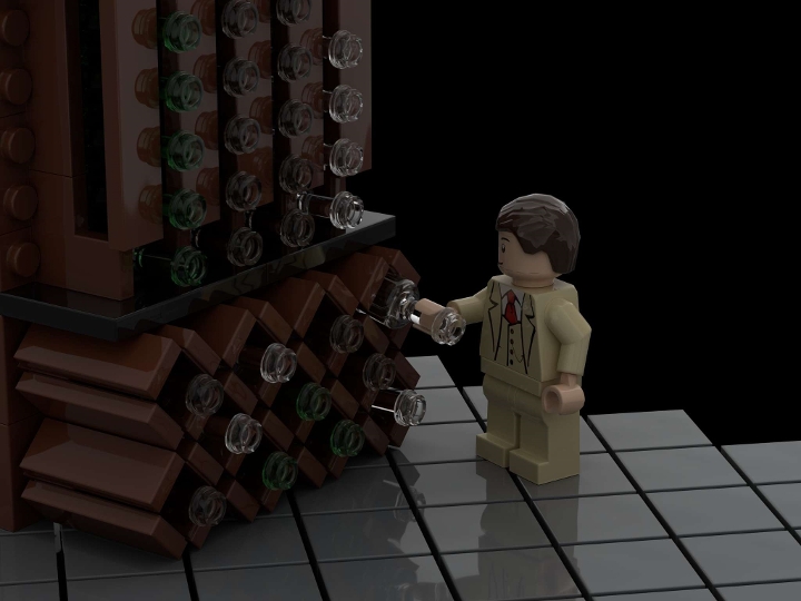 Wine Rack from BrickLink Studio [BrickLink]