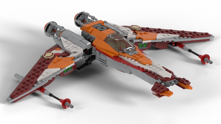 SWTOR Liberator Striker Starfighter from BrickLink Studio [BrickLink]