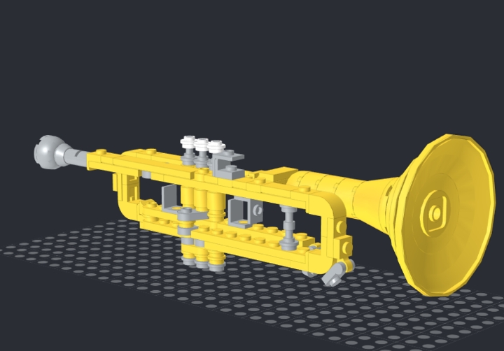 Trumpet from BrickLink Studio [BrickLink]