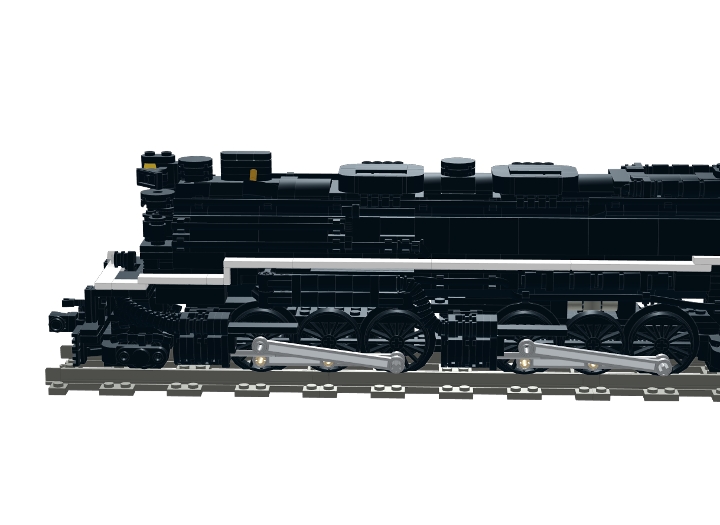 2-6-6-6 Allegheny Articulated Steam Locomotive from BrickLink Studio ...