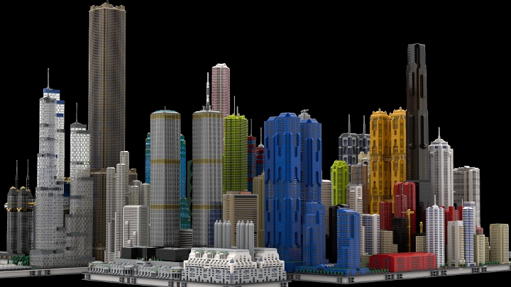 Brickaton City 8 blocks from BrickLink Studio [BrickLink]