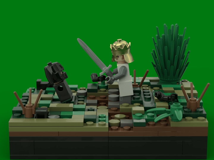 All right, we'll call it a draw - Monty Python MOC from BrickLink ...