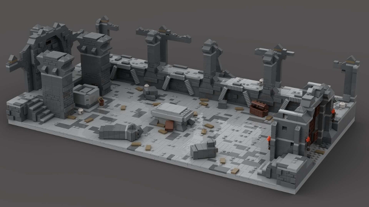 Balin's Tomb - Moria Diorama from BrickLink Studio [BrickLink]