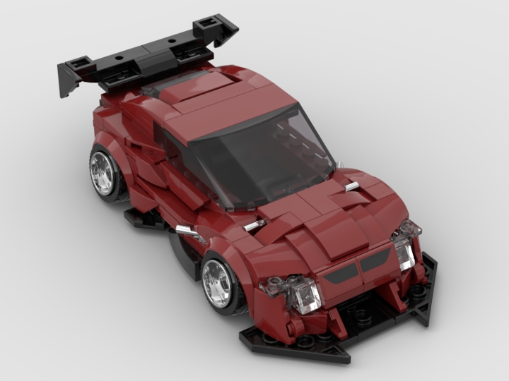 red lightning racer_wide body from BrickLink Studio [BrickLink]