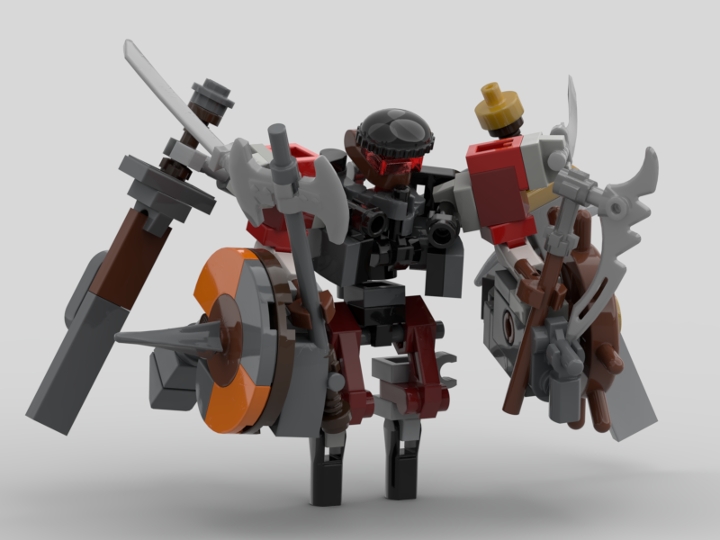 frog mech TF2 demonight weapon pack from BrickLink Studio [BrickLink]