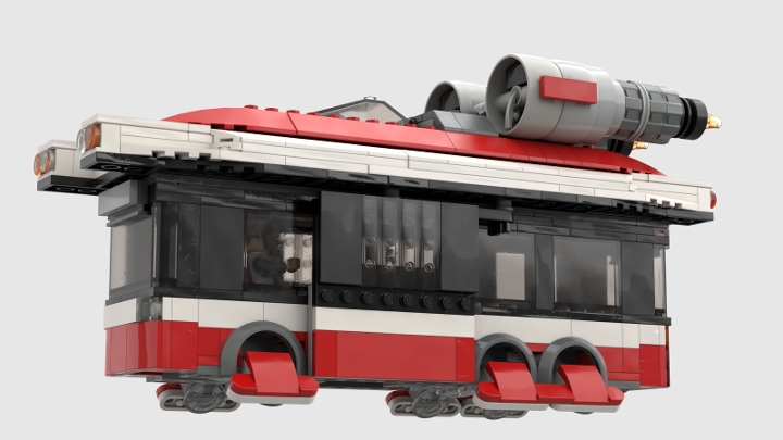 Red Rocket City Bus 2125 from BrickLink Studio [BrickLink]