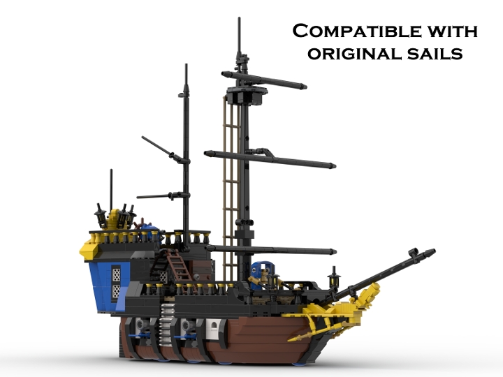Caribbean Clipper Remake from BrickLink Studio [BrickLink]