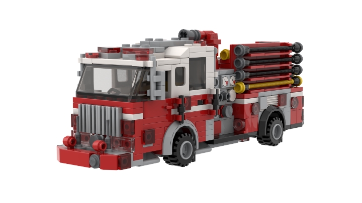 Fire Engine from BrickLink Studio [BrickLink]