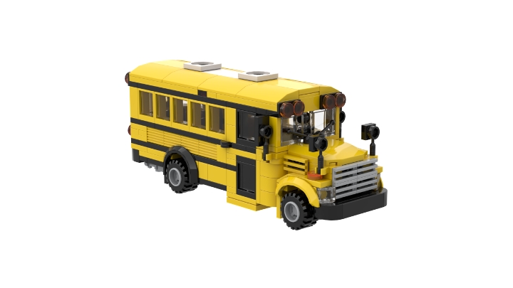 School Bus from BrickLink Studio [BrickLink]