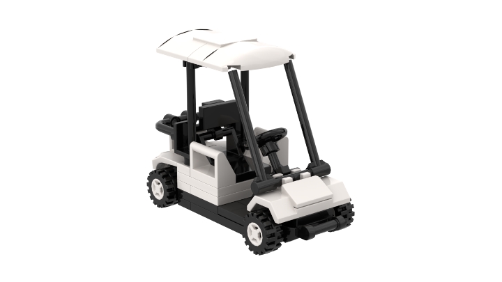 Golf Cart from BrickLink Studio [BrickLink]