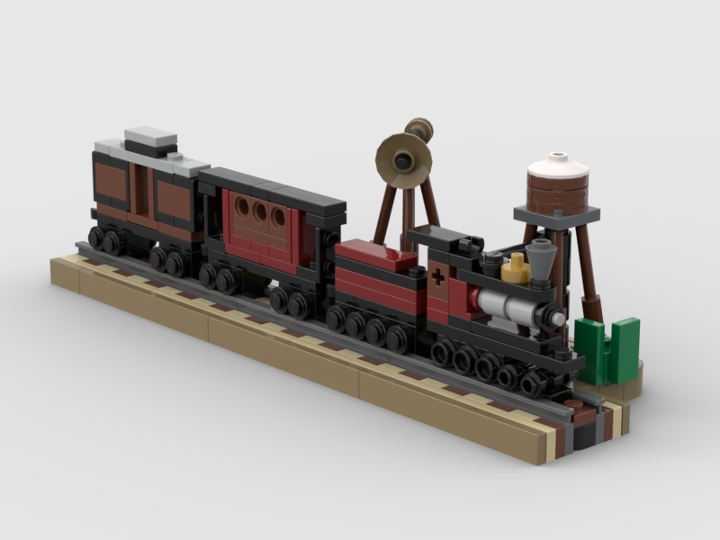 Mini Wild West Train from BrickLink Studio [BrickLink]