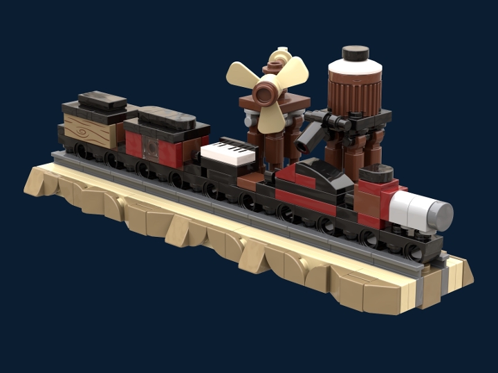 Mini Build - Wild West Train from BrickLink Studio [BrickLink]